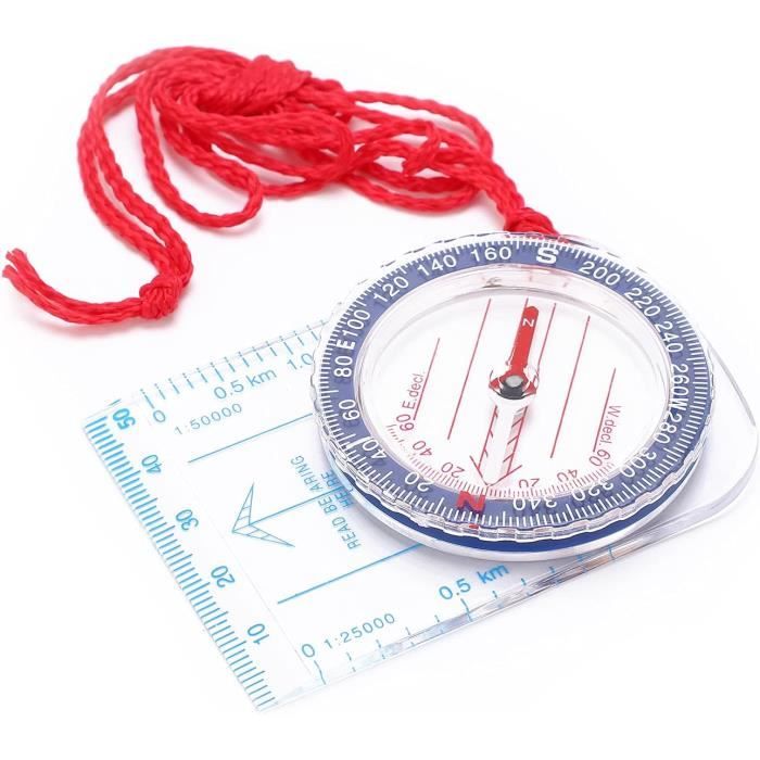 Boussole De Voyage, Boussole Légère Randonnée En Verre Ustensile D ...