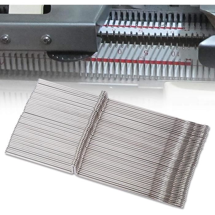 Ensemble d'aiguilles de Machine à Tricoter en Acier 50 pièces ...