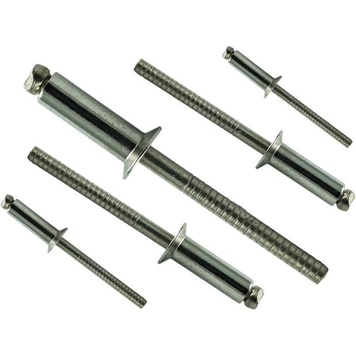 Rivet à tête ronde, coiffe ronde frapper Rivet en aluminium, M3, M4, M5 ...