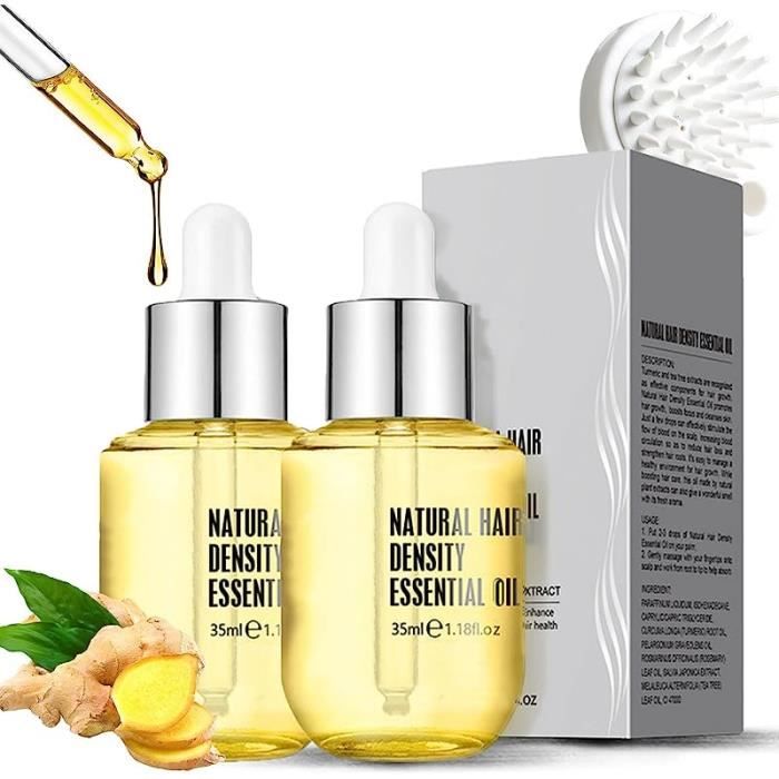 Natural Hair Density Essential Oil Hair Growth Essence Oil Oil for Hair ...