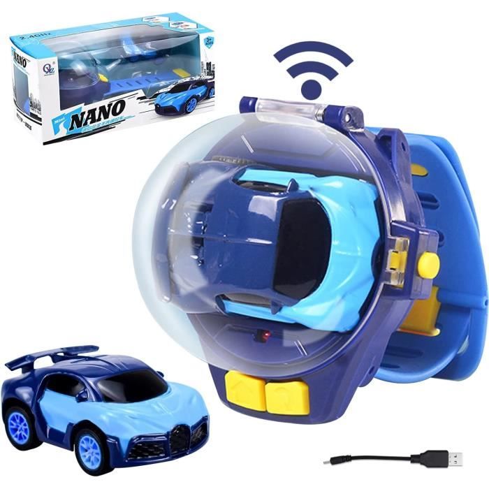 BIRLON Montre jouet de voiture télécommandée, montre de voiture 2,4 GHz avec couvercle anti ...