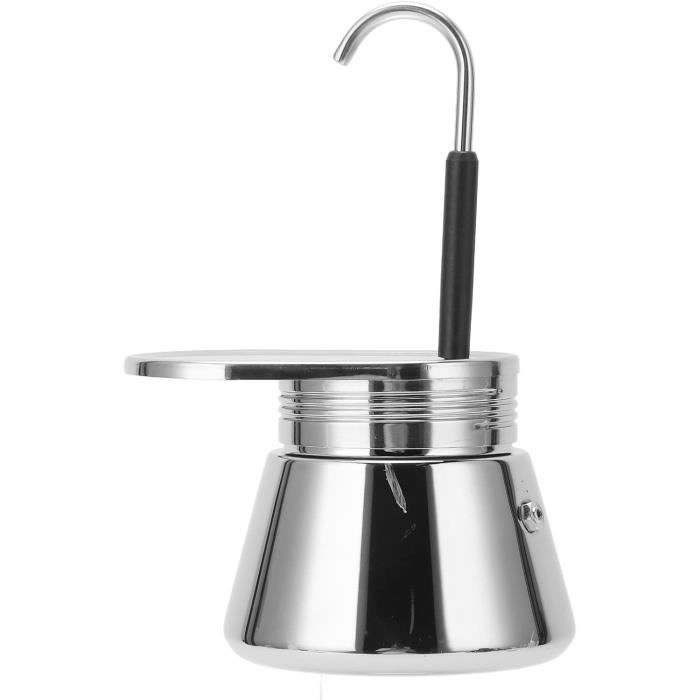 Cafetière Moka à Bec Unique, Cafetière Italienne en Acier Inoxydable ...