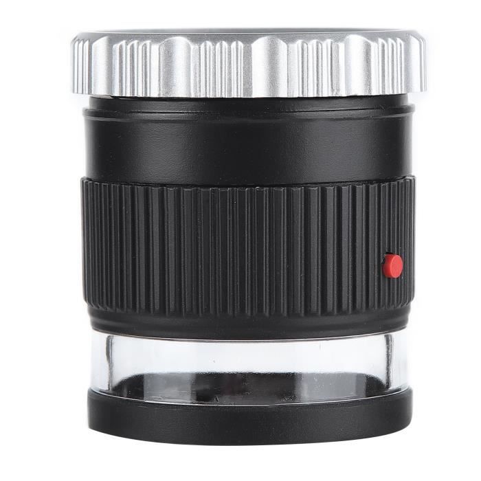 Cikonielf Loupe LED TH‑9006B Loupe à LED en métal Loupe portable à fort ...