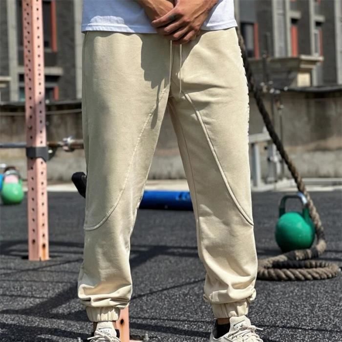 Pantalon De Survêtement En Coton Ample Pour Homme Bas De Sport Jogging