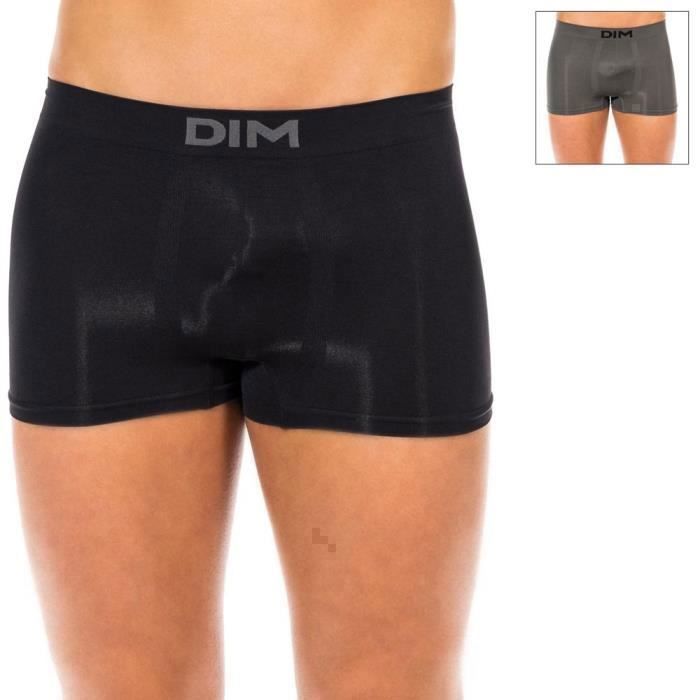 Boxers Homme Dim Paris Unno - Pack 2 - Noir - Respirant et Confortable ...