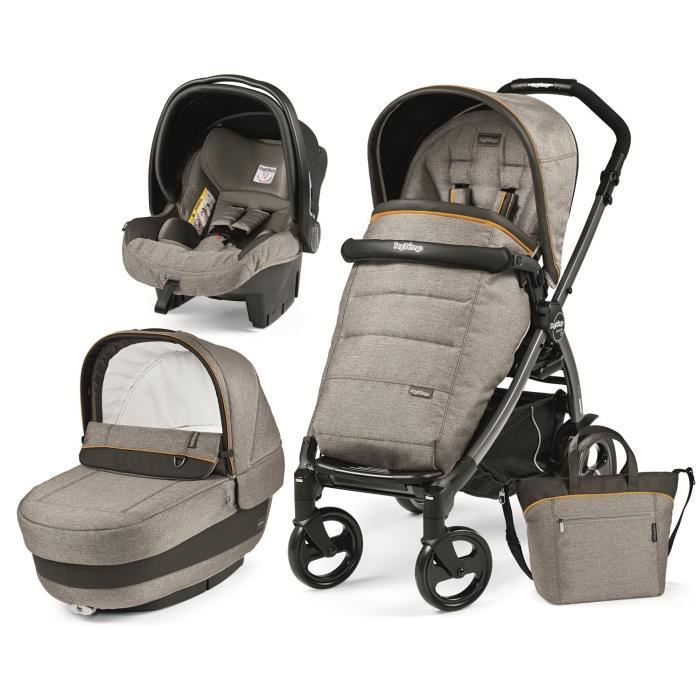 TRIO BOOK PEG PEREGO ELITE LUXE GREY (Chassis bp 51 JET ) - Cdiscount ...