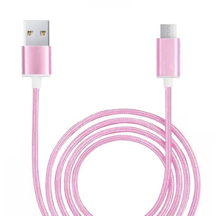 Câble Micro USB pour Infinix Smart 5A en Nylon Tressé Synchro Rapide ...