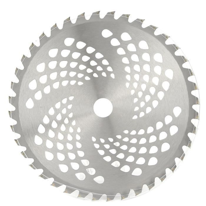 Pwshymi Lame de scie Lame de coupe ronde en acier pour pelouse à 40 ...