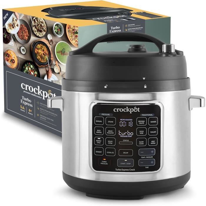 Multicuiseur Turbo Express Cuisson Sous Pression Crockpot | 14 Options ...