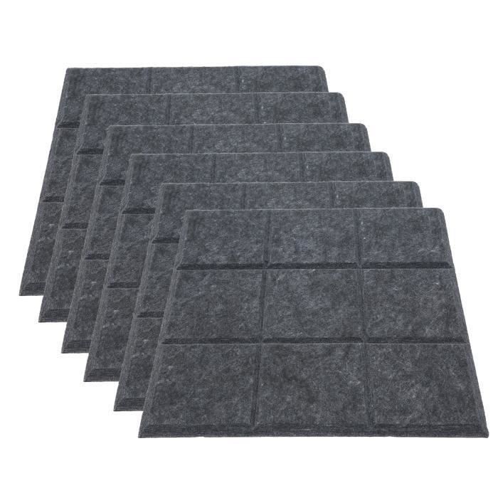 Sunshine-Fdit Panneau absorbant acoustique 6pcs Feutre d'Absorption ...