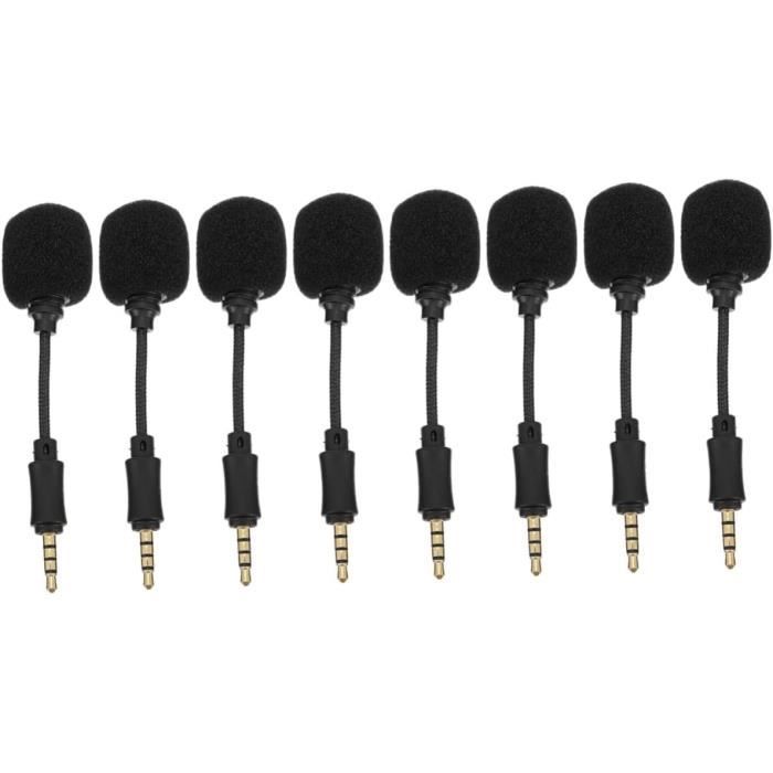 8 Pièces Microphone Domestique Microphone D'Enregistrement Micro Usb ...