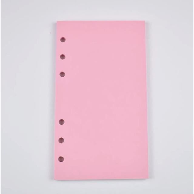 CARNET DE NOTES,pink blank-A6--Carnet couverture transparente à ...