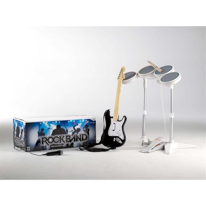 ROCK BAND KIT INSTRUMENTS (Batterie + guitare + mi - Cdiscount Informatique