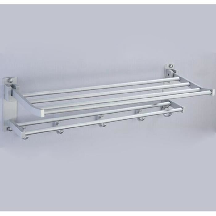 40cm Aluminium Etagere de douche murale Porte serviette/manteau salle ... 40cm Aluminium Etagere de douche murale Porte serviette/manteau salle ...