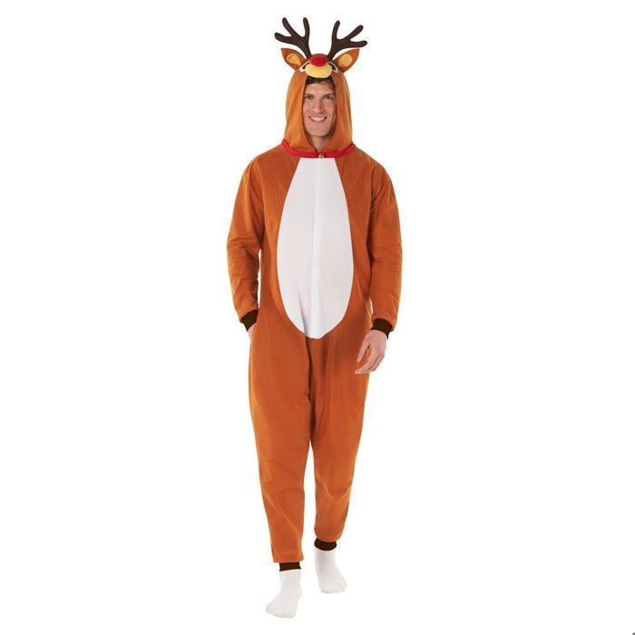 Morph Costume Renne, Tenue de Noël Cerf pour Femmes et Hommes ...
