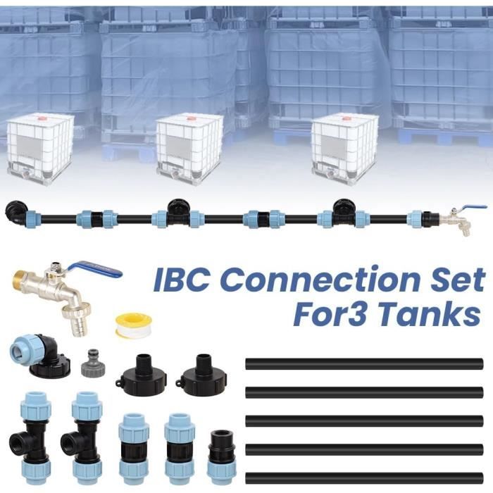IBC Kit de raccordement pour réservoir IBC,robinet d'écoulement ...