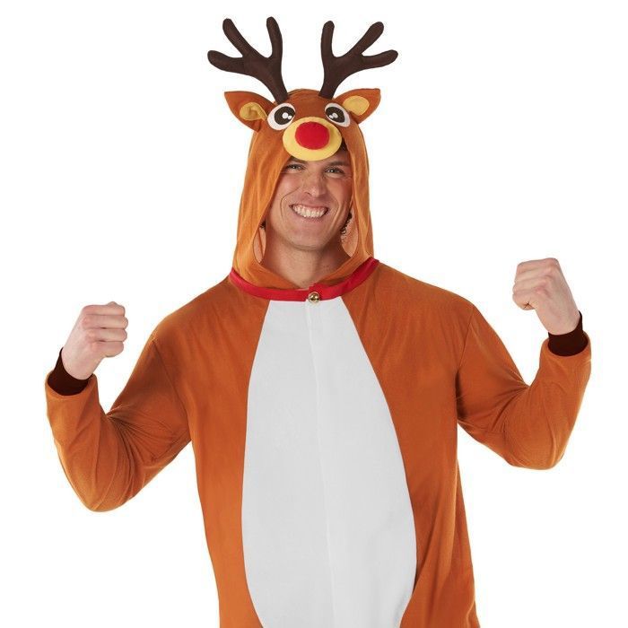 Morph Costume Renne, Tenue de Noël Cerf pour Femmes et Hommes ...