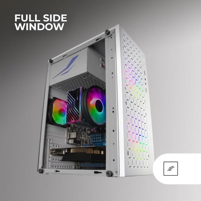 Mc-Core, Boîtier Pc Micro-Atx Ultra-Compact, Metal-Mesh Avant Design ...