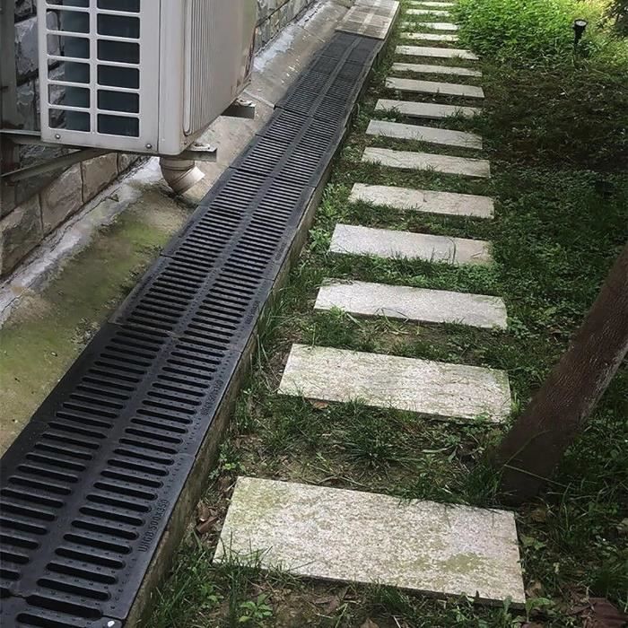 Caniveau Exterieur Grille de Drainage, Grille Caniveau, Systèmes De ...