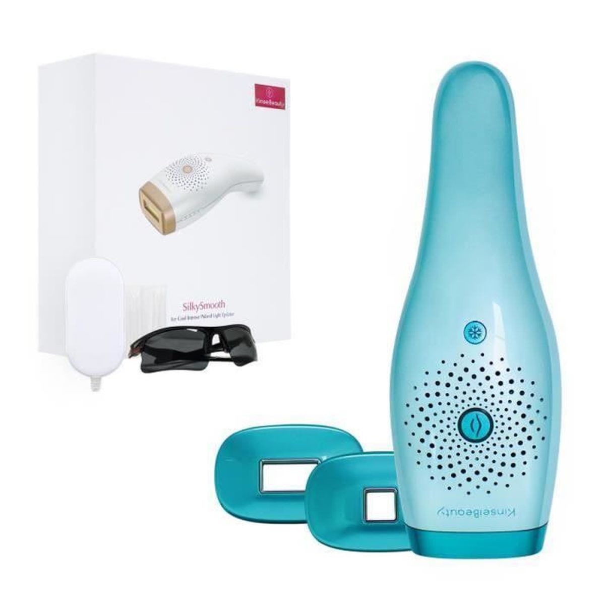 Epilateur Lumière Pulsée Ice KB épilation Permanente Anti-douleurs Vert ...