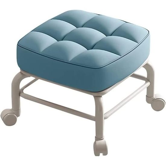 WEYE-Tabouret Roulant à Banc Bas avec Rembourrage de siège épais en ...