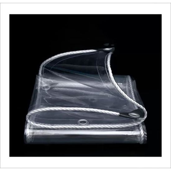 PVC Bâche Imperméable Transparente avec Oeillets, Bache Transparentes ...