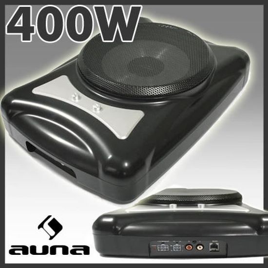 Auna Subwoofer plat voiture actif 20cm (8") 400W - Cdiscount TV Son Photo