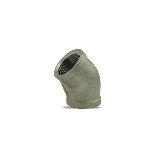 Coude 45° en inox 316 - EZ FITT - Ø 1 pouce - Femelle/Femelle - PN 20 ...