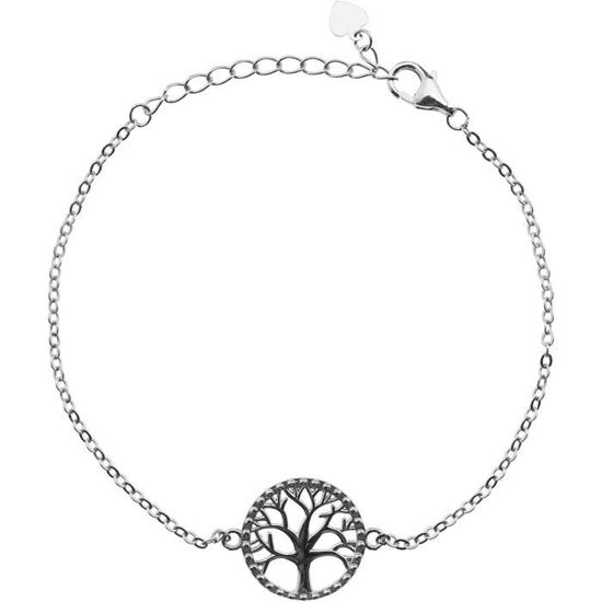 Bracelet Arbre De Vie En Argent 925 Diamant Pour Petite Amie Mère Femme ...