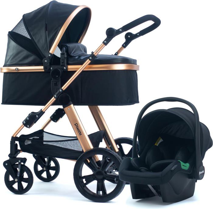 Poussette 3 en 1 ARIZONA, Trio, Enfant, Siège Auto, Accessoires (Or ...
