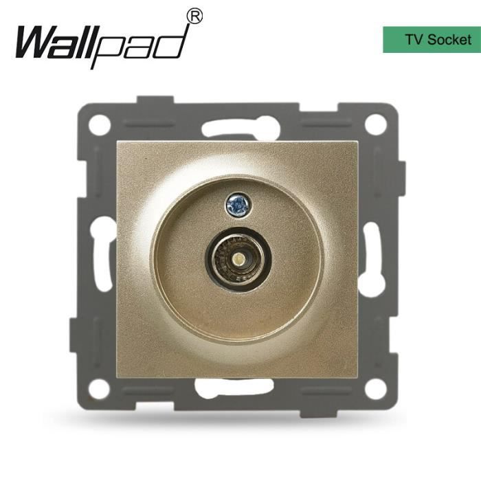 Prise en verre doré UE Russie avec USB VopeC + A,double français 1 2 ...