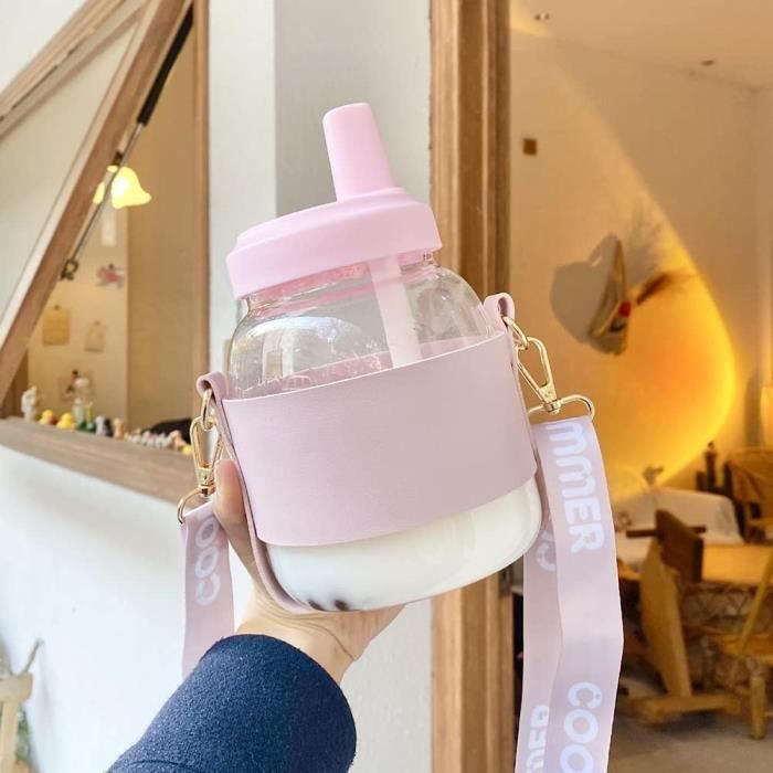 Bubble Tea Gobelet En Verre Réutilisable De 1000 Ml Avec Couvercle Et ...