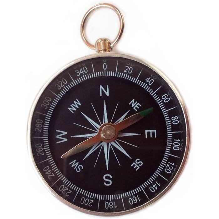 Boussole, Camping Boussole en Métal,Porte-Clés Boussole,Boussole de ...