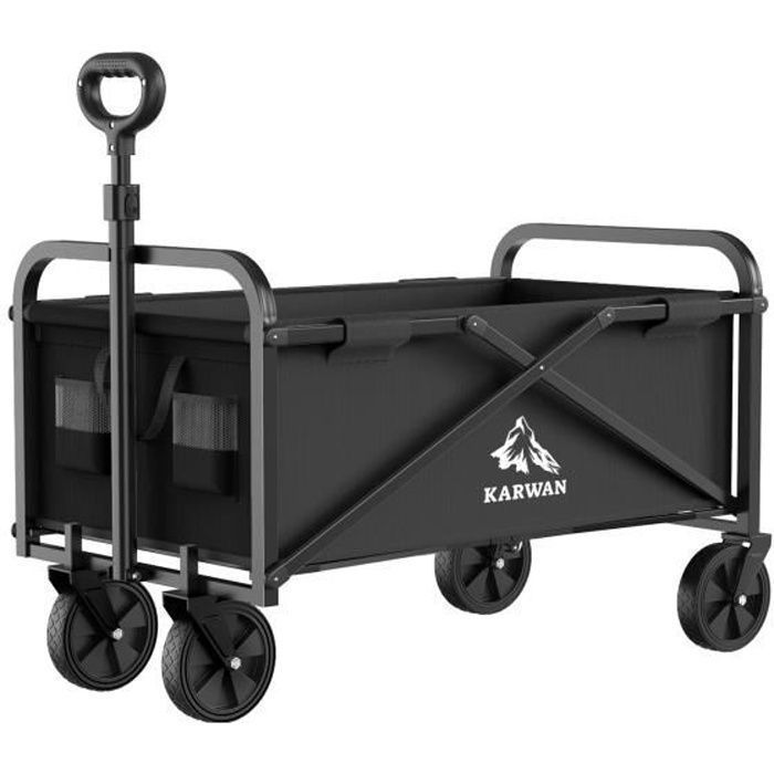 Mini Chariot de Plage Pliable, Chariot de Jardin, Chariot de Transport ...