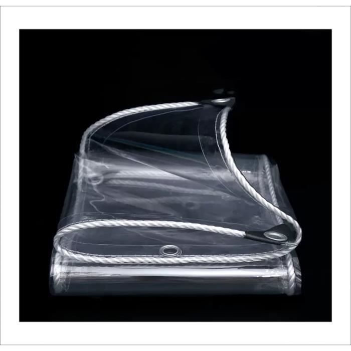 PVC Bâche Imperméable Transparente avec Oeillets, Bache Transparentes ...