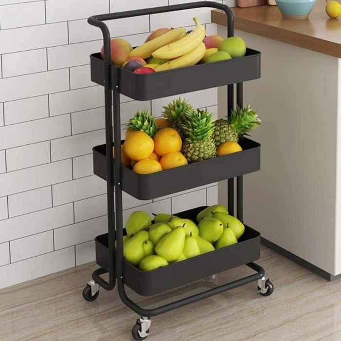 Dessertes sur roulettes, Cuisine Chariots, Stockage Chars, Chariots À ...