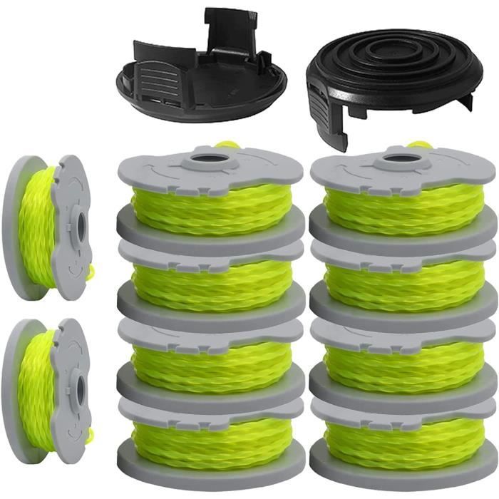 Bobine de fil de rechange pour débroussailleuse Worx WA0014 WG168 WG184 WG190 WG191, 10 bobines ...
