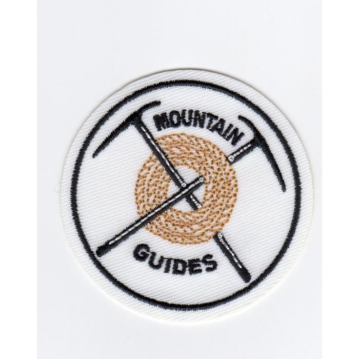 Ecusson Thermocollant GUIDE MONTAGNE Coloris NOIR - Cdiscount Beaux ...