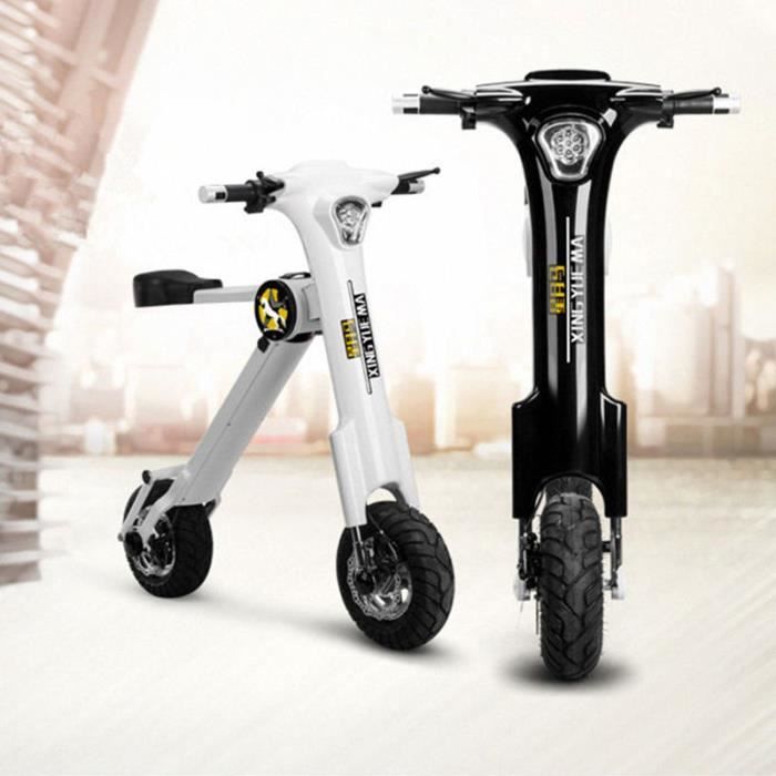Nouveau Mini SCOOTER ÉLECTRIQUE Pliant Vélo électrique Poids léger sans ...