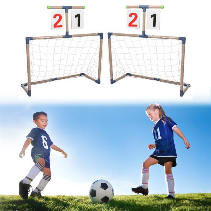 JEUX D'EXTERIEUR!!! But de Football - Avec ballon 16CM + pompe H 78 cm ...