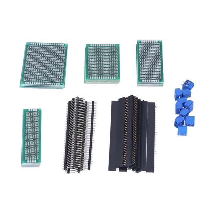 Cikonielf Carte prototype PBC Kit de carte de circuit imprimé double ...