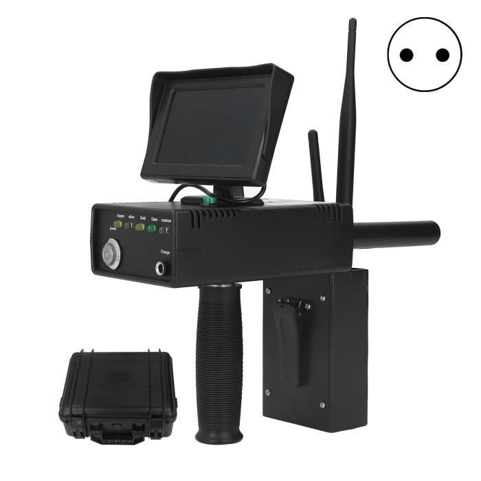 EJ.life détecteur de trésors Détecteur de métaux portatif émetteur ...