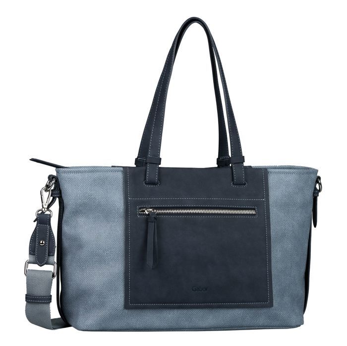 Gabor Ava Zip Shopper L Denim Blue [161017] - sac shopper sac a main ...