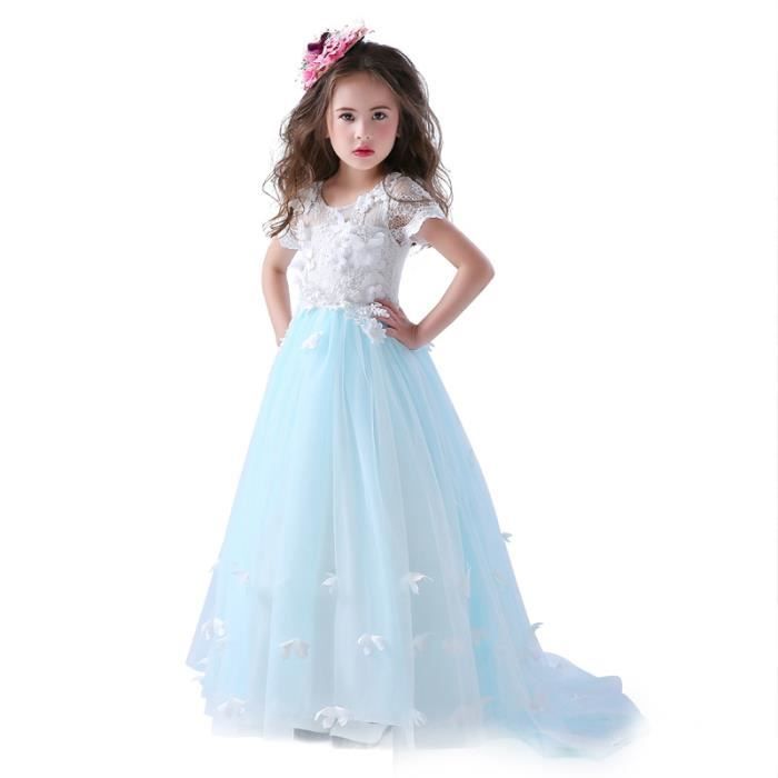 Robe Sans manches Fille de Été fleur Imprimé élégant Jupe Pour Enfant ...