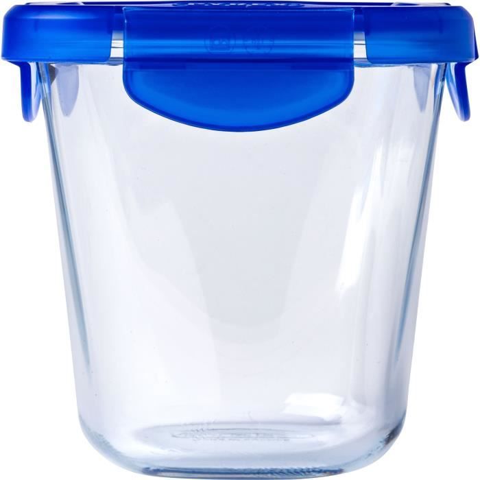 PYREX - COOK&GO - Boîte haute en vere avec couvercle 12*12 cm ...