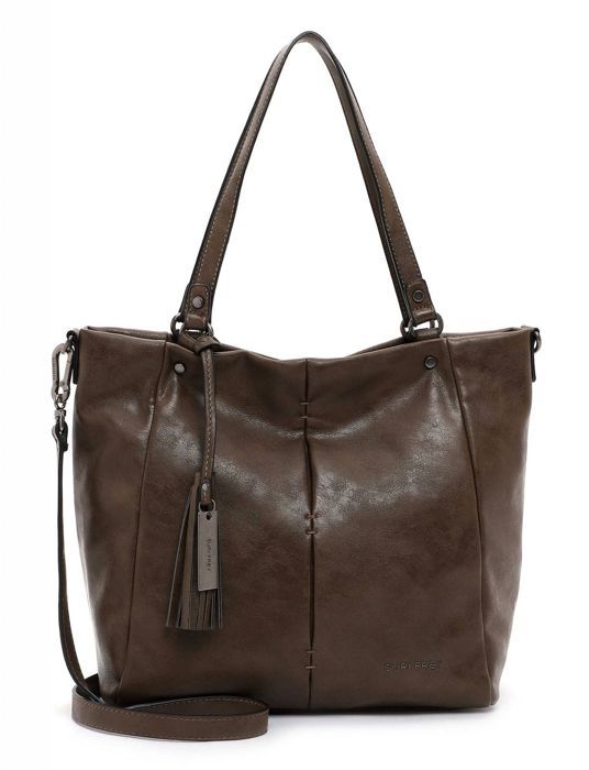 SURI FREY Sac shopper brun foncé pour femme - Livy Shopper Mud 189675 ...