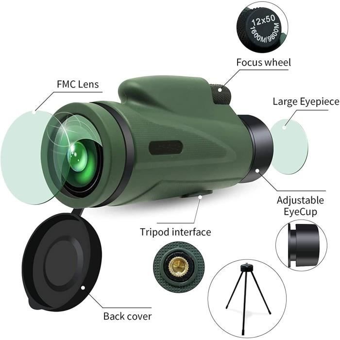 Monoculaire Zoom Puissant pour Smartphone - XYXH - Étanche Portable ...