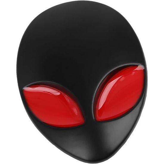3D Alien Tête Forme Métal Voiture Corps Emblème Badge Décalque ...