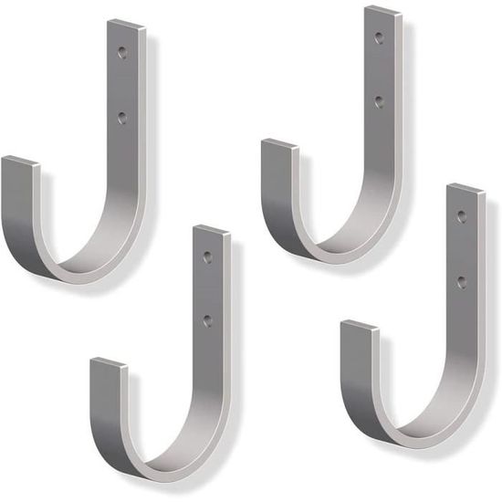 Gedotec Crochet mural acier galvanisé bleu | Crochet métallique 70 x ...