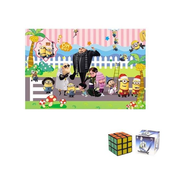 MCE Despicable Me Puzzle 200 pièces en bois Minion Jouets éducatifs+un ...